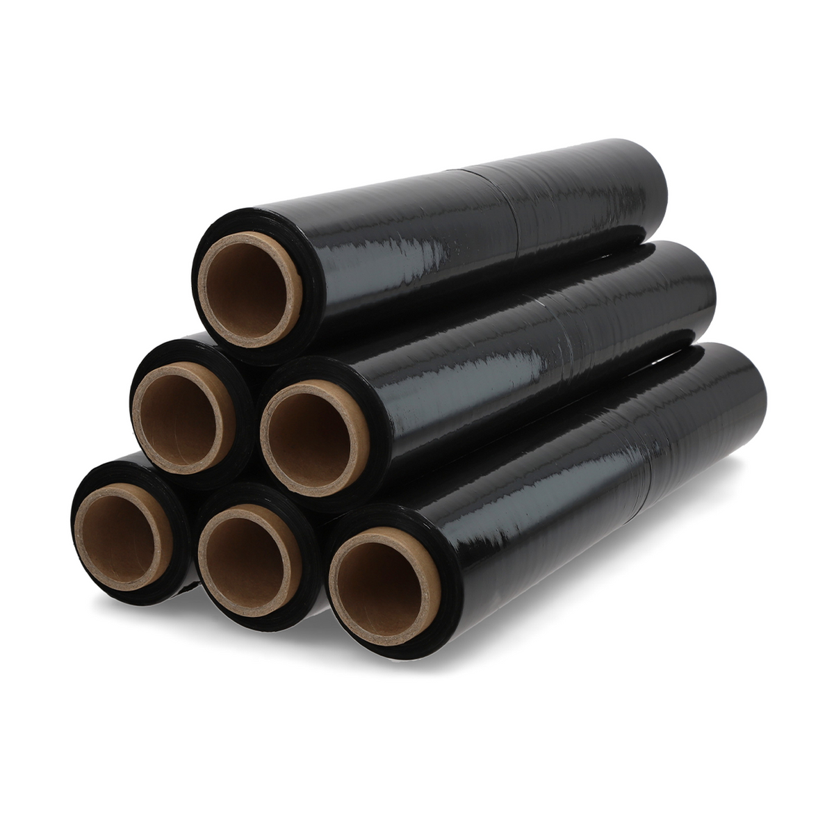 Film Stretch 2,3kg 500m Negro Pack Mayorista - 6 uds