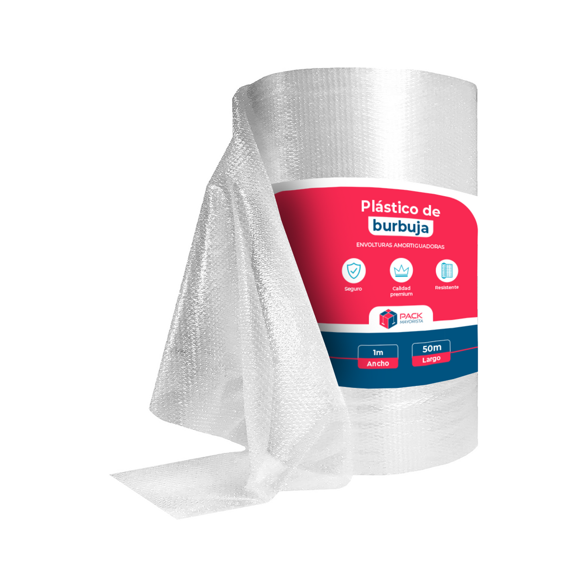 Rollo Plástico Burbuja 50m*1m Pack Mayorista